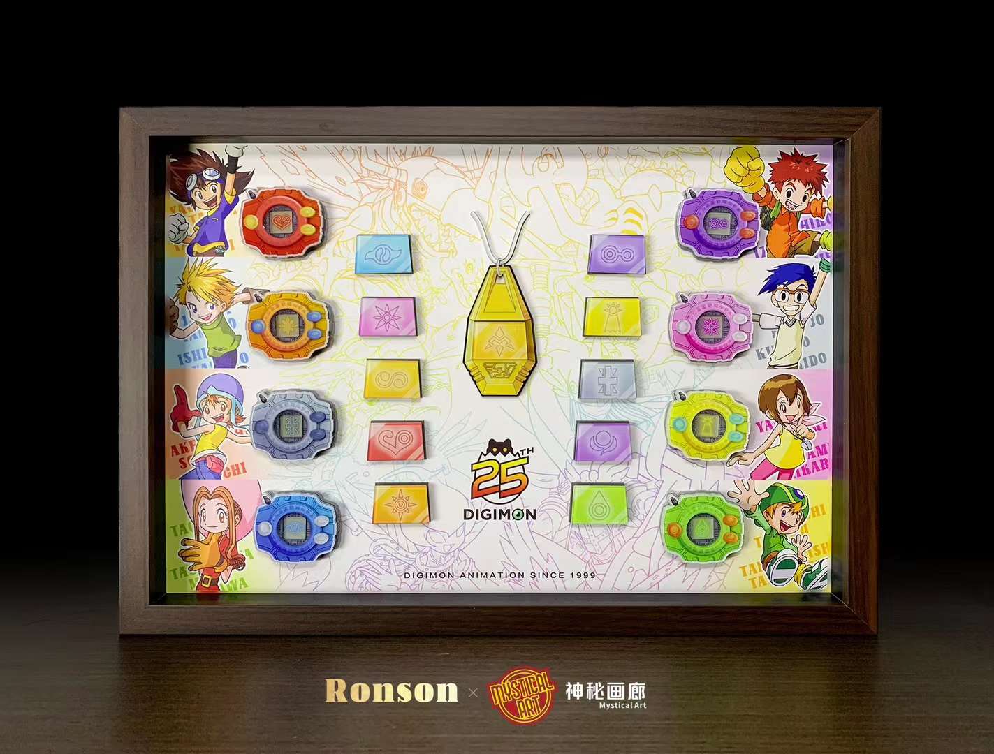 原畫師Ronson × 神秘畫廊 數碼寶貝·25週年神聖計劃之徽章暴龍機大集結 稚熱gk公仔模型 AB06568 - gkblazing 稚熱gk公仔模型