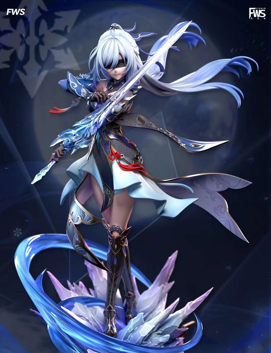 FWS 星鐵系列05 - 鏡流 稚熱gk公仔模型 AB07837 - gkblazing 稚熱gk公仔模型